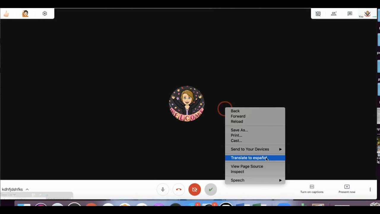 How to translate captions and the chat in Google Meet - YouTube