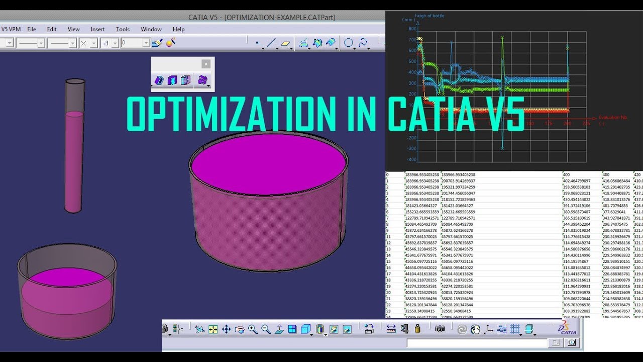 Optimization for Reach Target Volume in Catia V5 - YouTube
