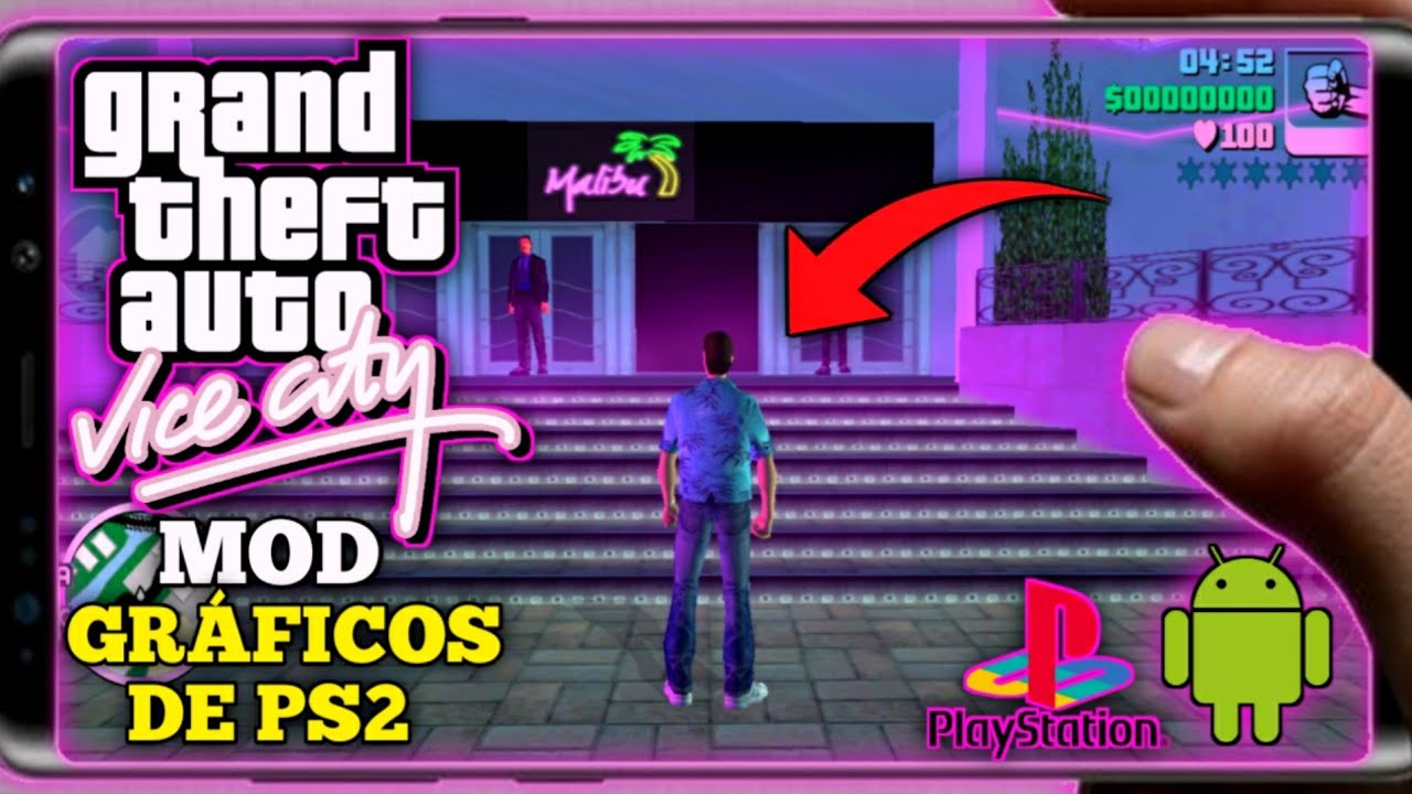 SAIU! NOVO MOD GRÁFICOS DE PS2 PARA GTA VICE CITY ANDROID) Mod gráfico ...