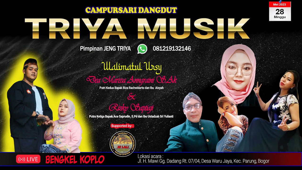 Live Campursari TRIYA MUSIK Pernikahan Dea Marissa Anggraeni dan Rizky ...