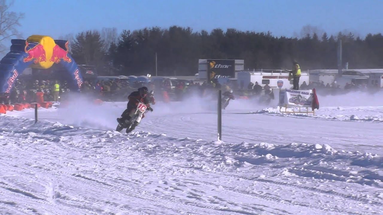 2011 AMA Ice Racing Grand Championships Michigan - YouTube