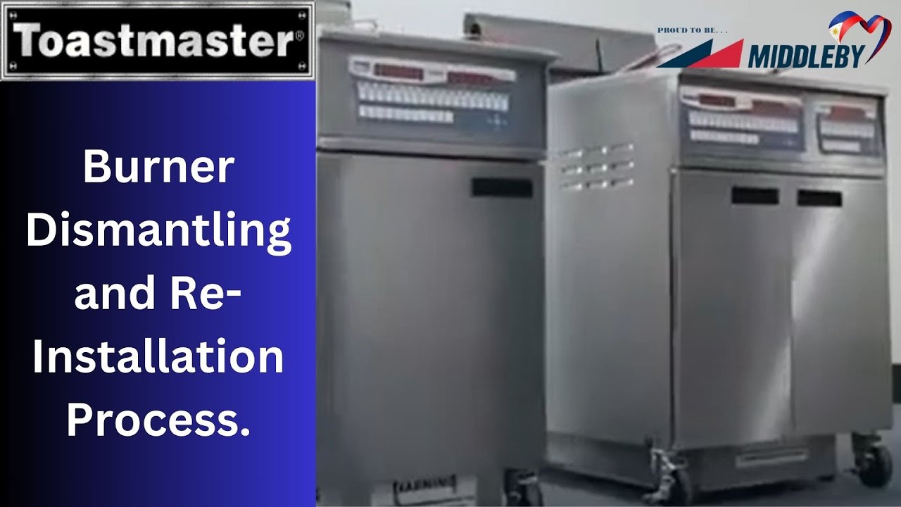 High-efficiency fryer burner dismantling and re-installation process ...