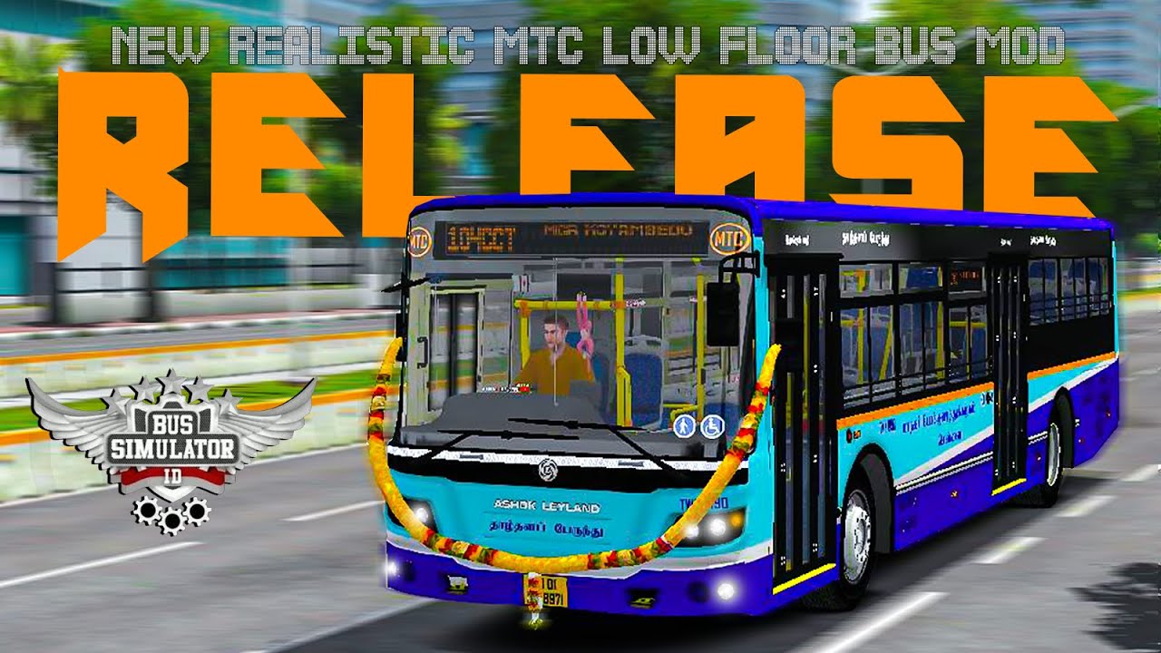 New Realistic MTC Low Floor Bus Mod | Release | No Password | Gowtham ...