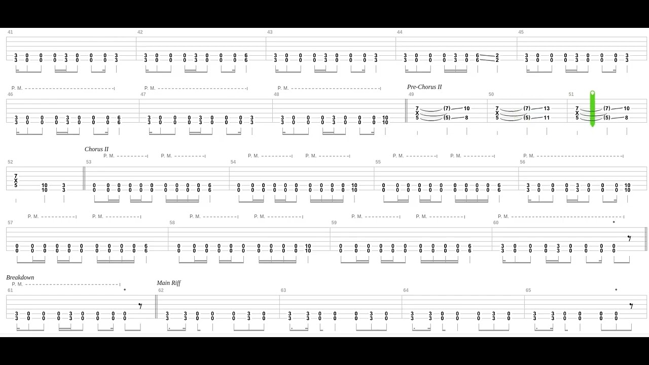 Die Mf Die Tab by Dope + Guitar only + Guitar tab - YouTube