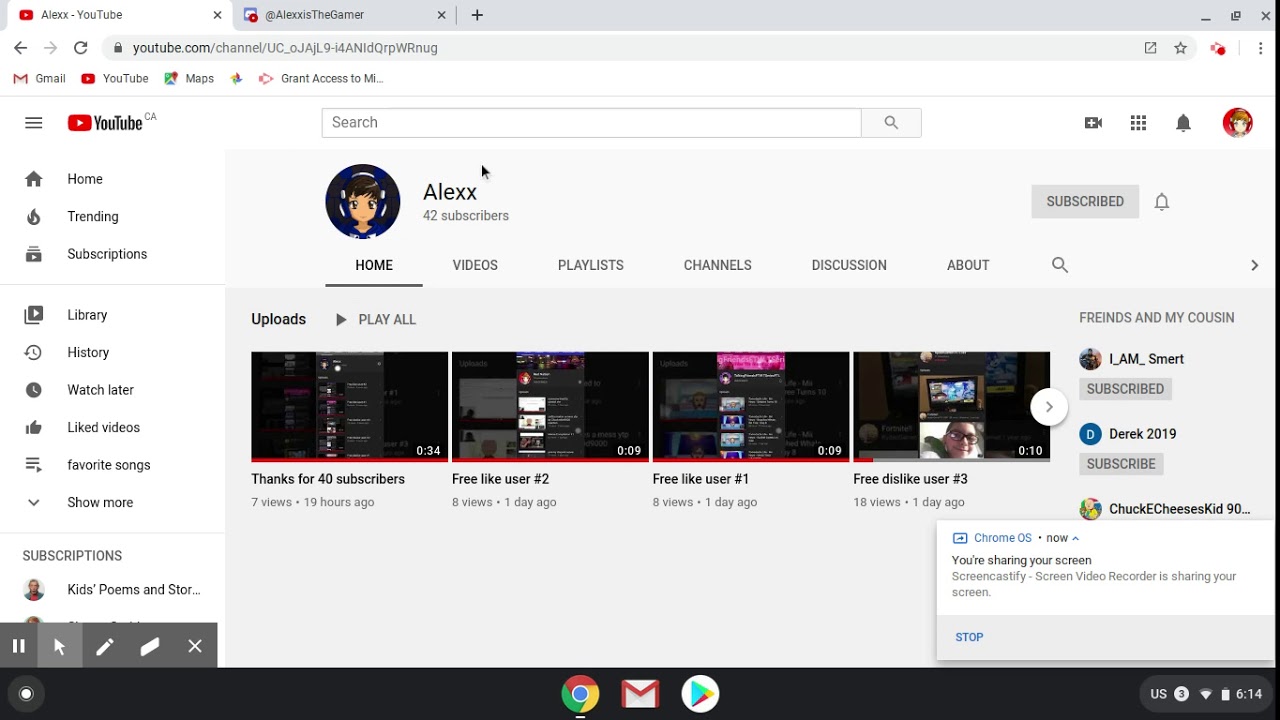 free like user #1 - YouTube