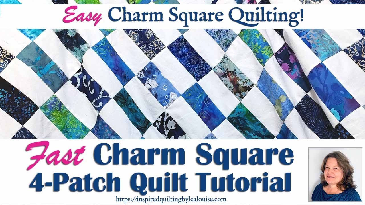Super Easy Charm Square Quilt Tutorial-Free Quilt Pattern-Fast&Simple 4 ...