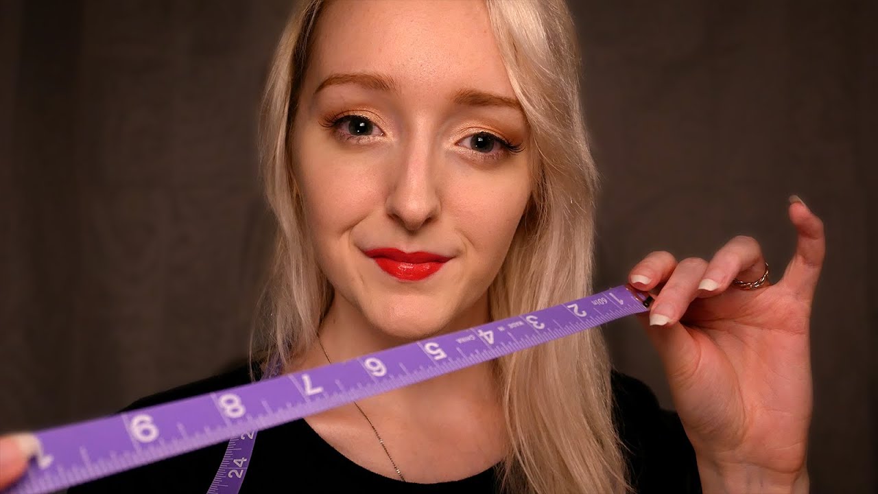 ASMR Measuring Your Face & Note Taking | Detailed - YouTube