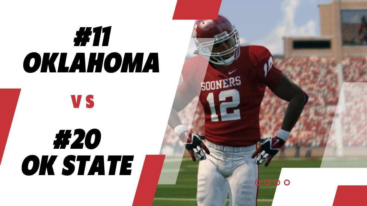 NCAA Revamped - Oklahoma Sooners Rebuild - Season 6: Week 15 #11 OU vs ...