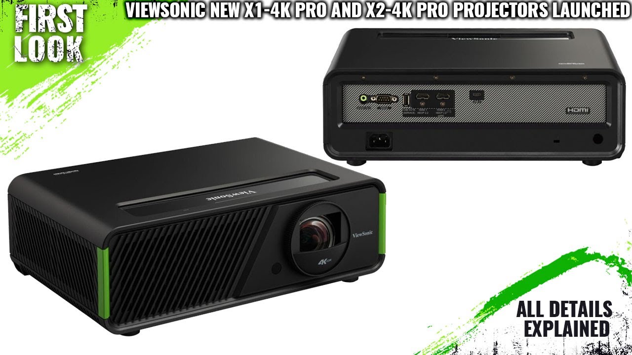 ViewSonic New X1-4K Pro and X2-4K Pro Projectors Launched - Explained ...