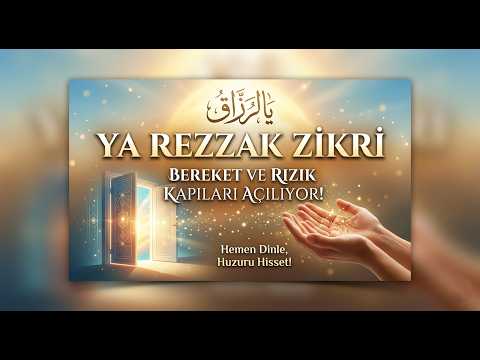YA REZZAK ZİKRİ | Rızık, Bereket ve Bolluk İçin Güçlü Esma #allah #zikir #manevihuzur 