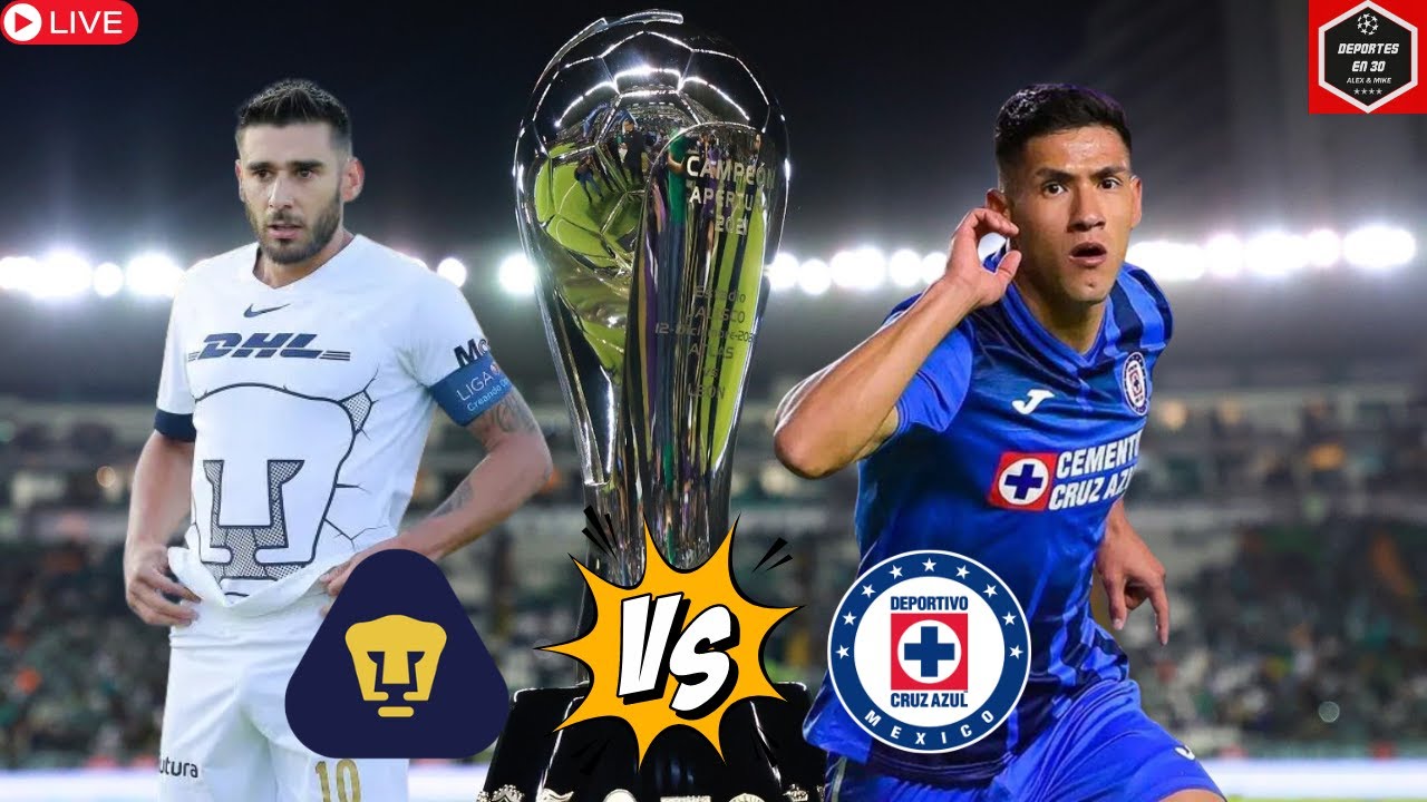 PUMAS VS CRUZ AZUL - LIGUILLA (PARTIDO GRATIS) - YouTube