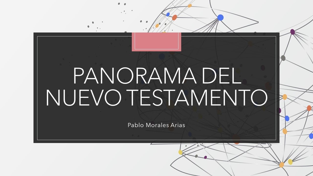 Panorama del Nuevo Testamento (Lección 1) - YouTube