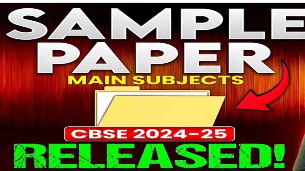 New Sample Paper Science Class 10th CBSE|Class 10th Science Sample ...