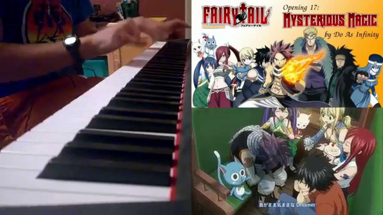 Fairy Tail OP 17 Piano Cover - Mysterious Magic - YouTube