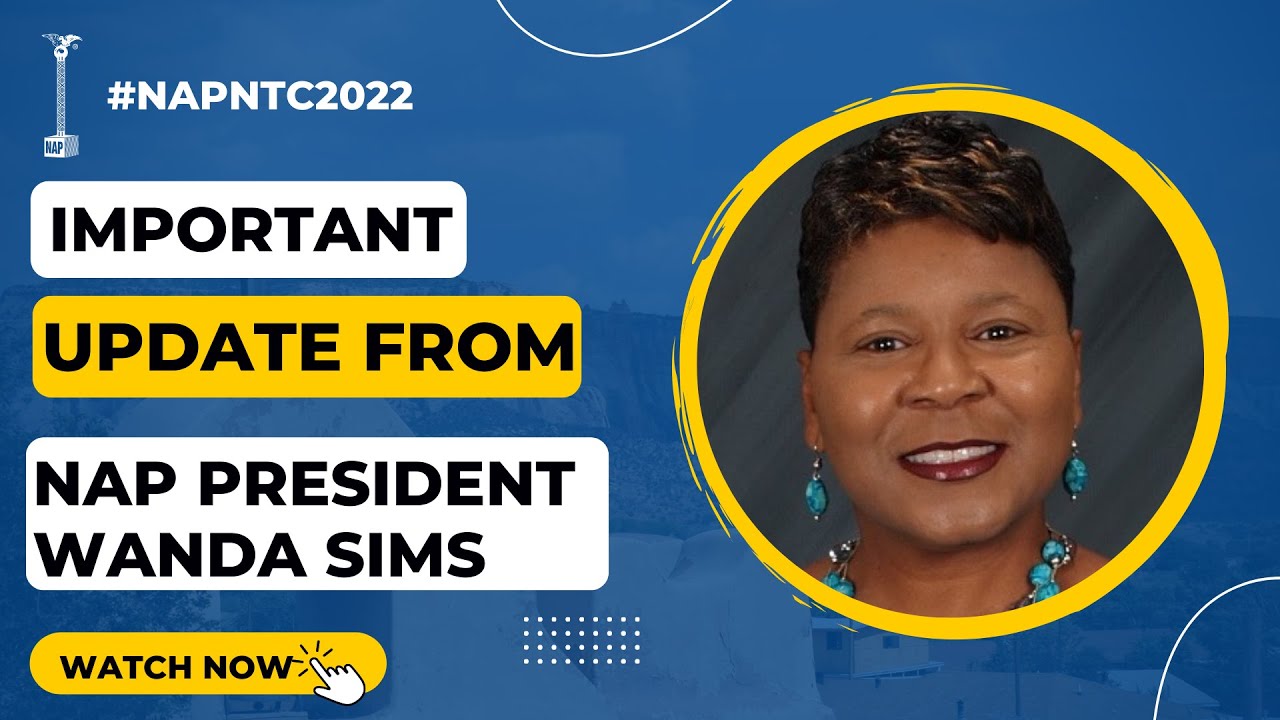 2022 National Training Conference Update from NAP President Wanda Sims ...