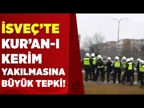 İsveç'te Kur'an’ı Kerim yakılmasına tepkiler çığ gibi büyüdü | A Haber