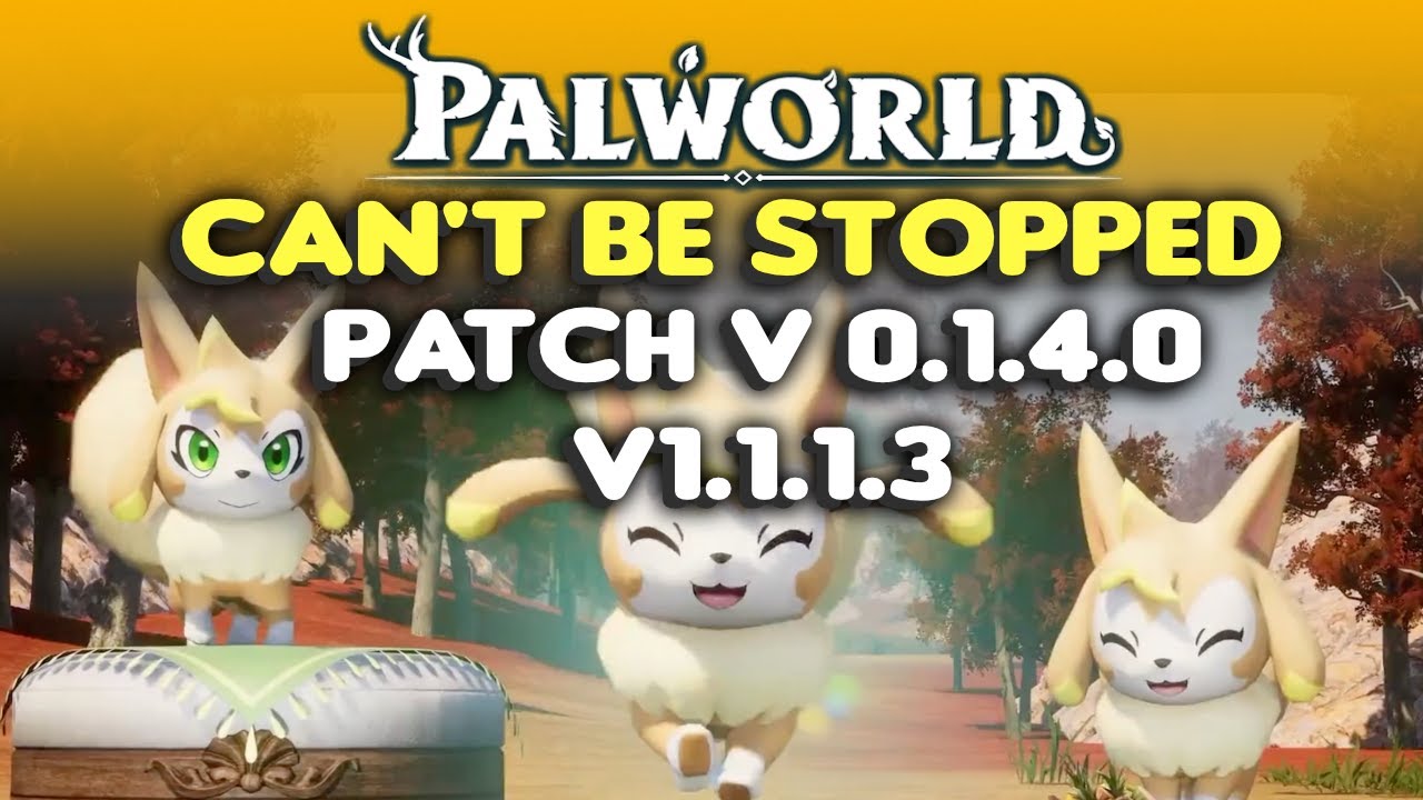 Palworld Biggest Update Ever Patch v0.1.4.0 v1.1.1.3 Bugs/Glitches & NO ...