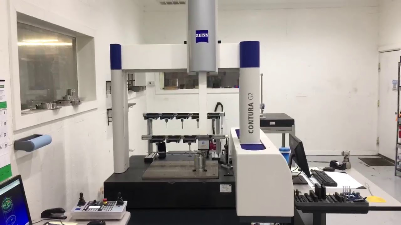 LOT 300 - ZEISS MDL. CONTURA G2 COORDINATE MEASURING MACHINE - YouTube