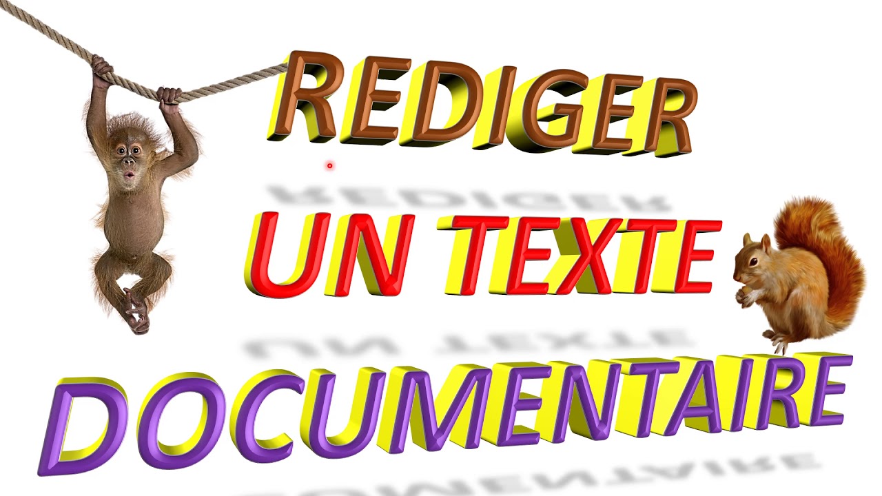 Rédiger un texte documentaire - YouTube