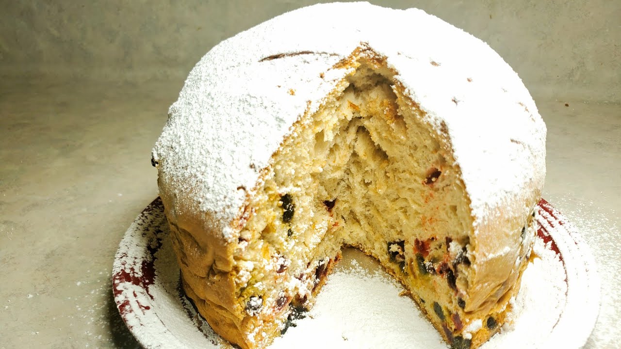 El mejor panettone con fruta italiano receta y prosedimiento - YouTube