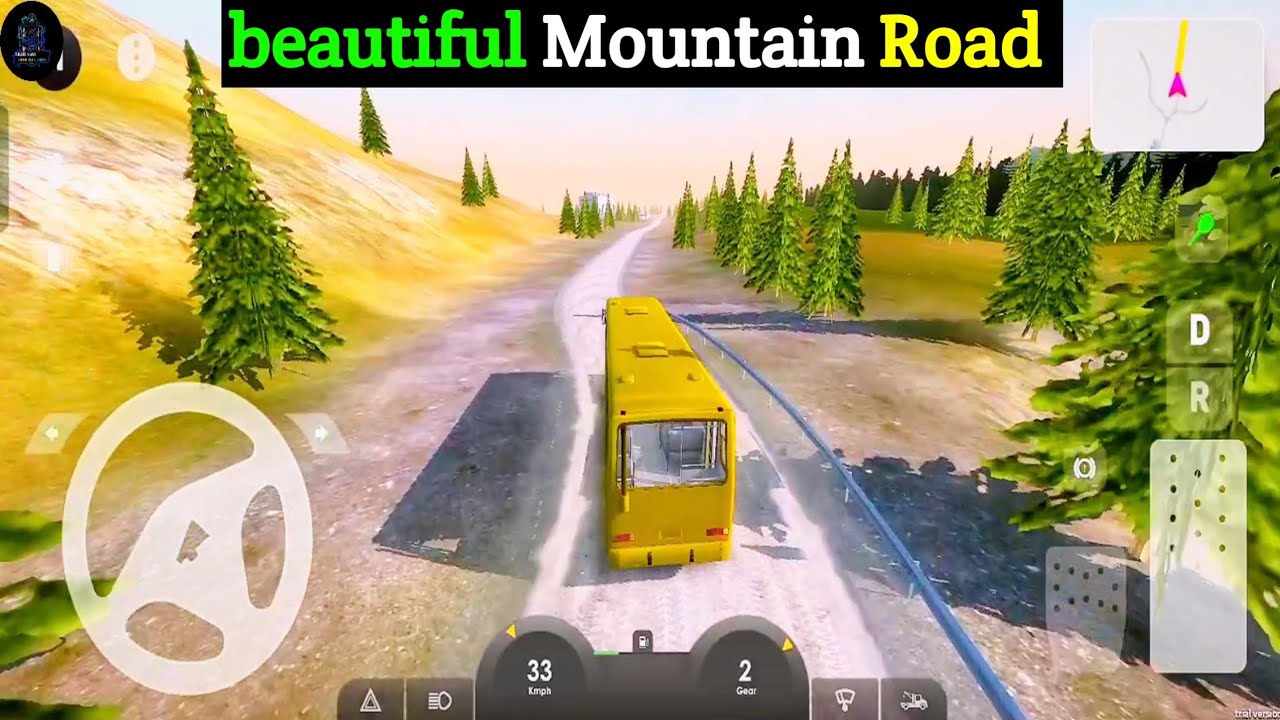 Bus Simulator mountain Road Drive #gaming @DesiGamers_ - YouTube