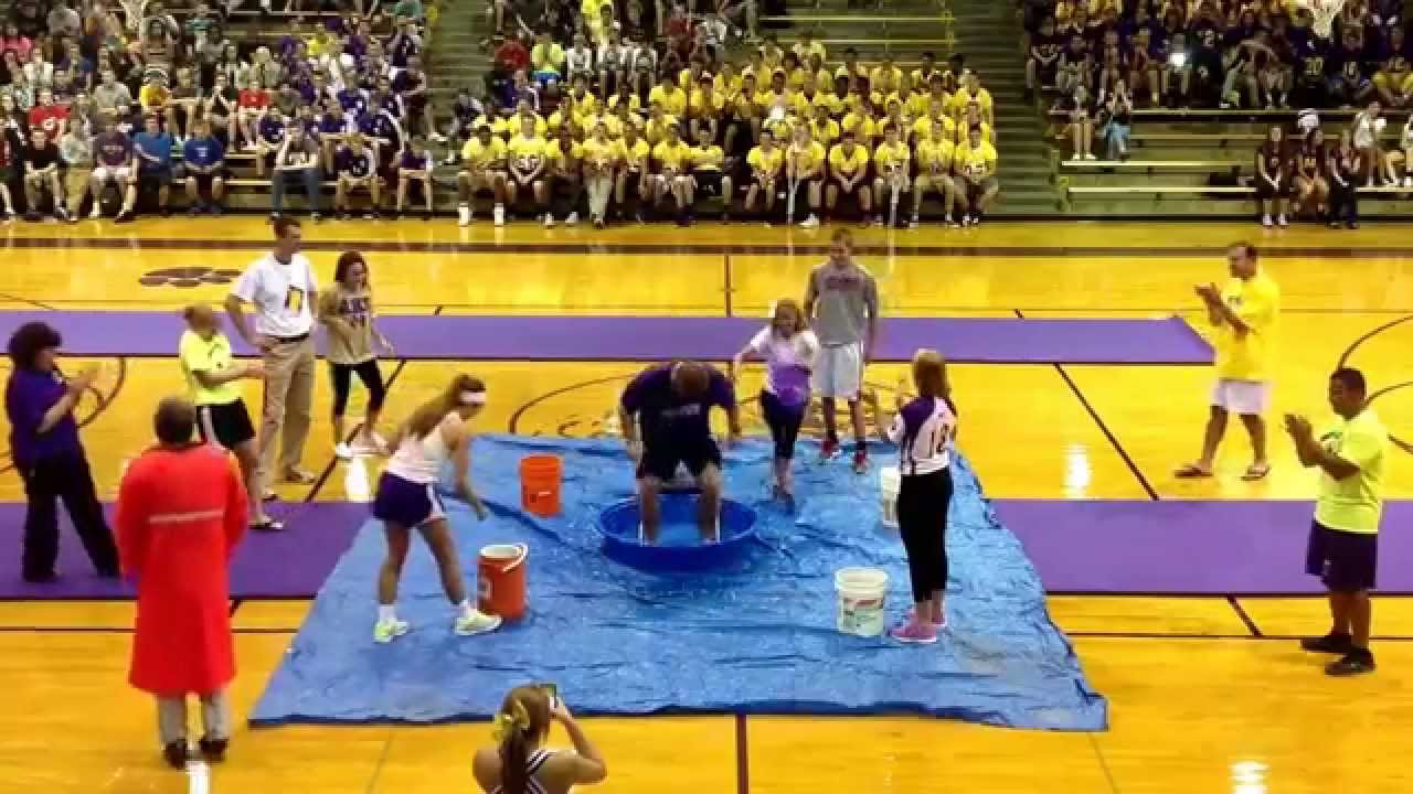 2014 Affton High School Fall Sports Pep Rally #ALSicebucketchallenge # ...