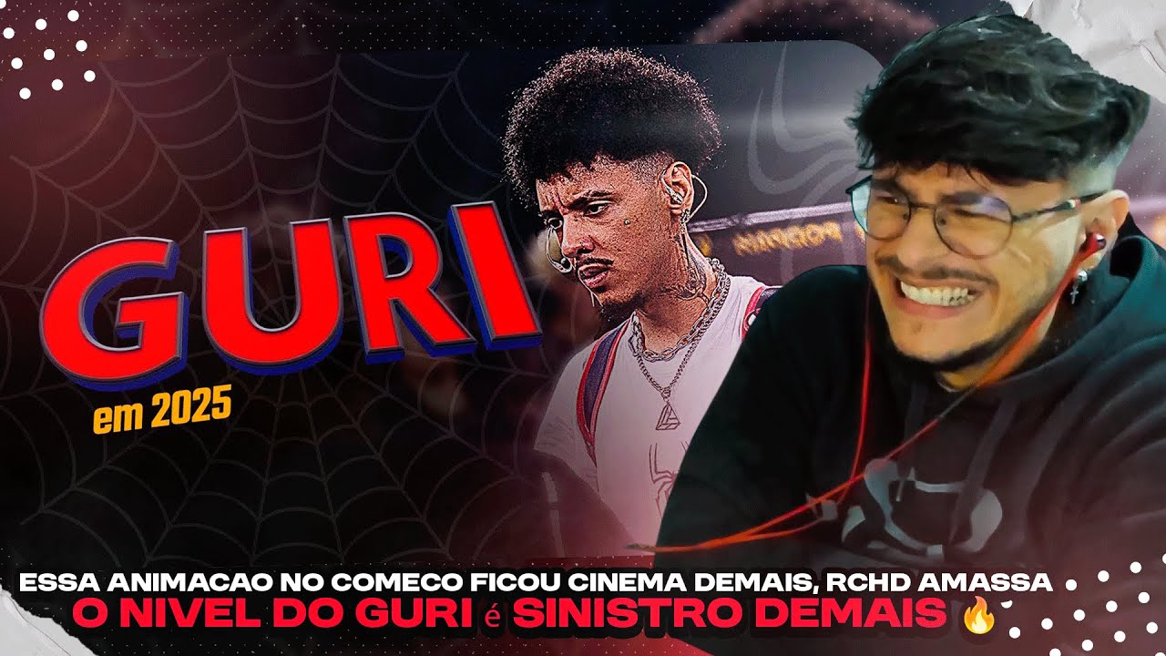 ALAN REAGE A as INCRÍVEIS RIMAS do GURI em 2025! 🕷️ | REACT - YouTube