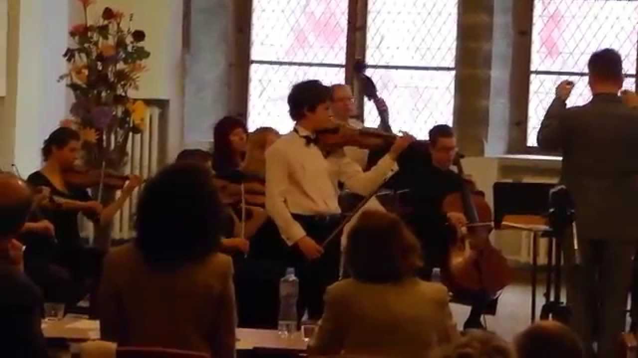 Bach Violin Concerto in A minor, Movement 2, 3 - YouTube