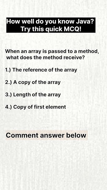 Java Quiz Time Drop Your Answer In The Comments Motivation Challenge Coding Javaquiz
