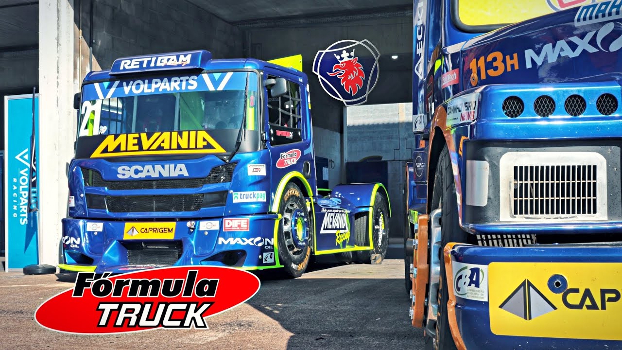 Novo SCANIA (de Corrida) da Equipe Mevania Racing - Fórmula Truck 2023 ...