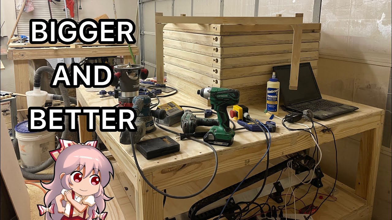 Building a Massive Workbench (Highlights) - YouTube