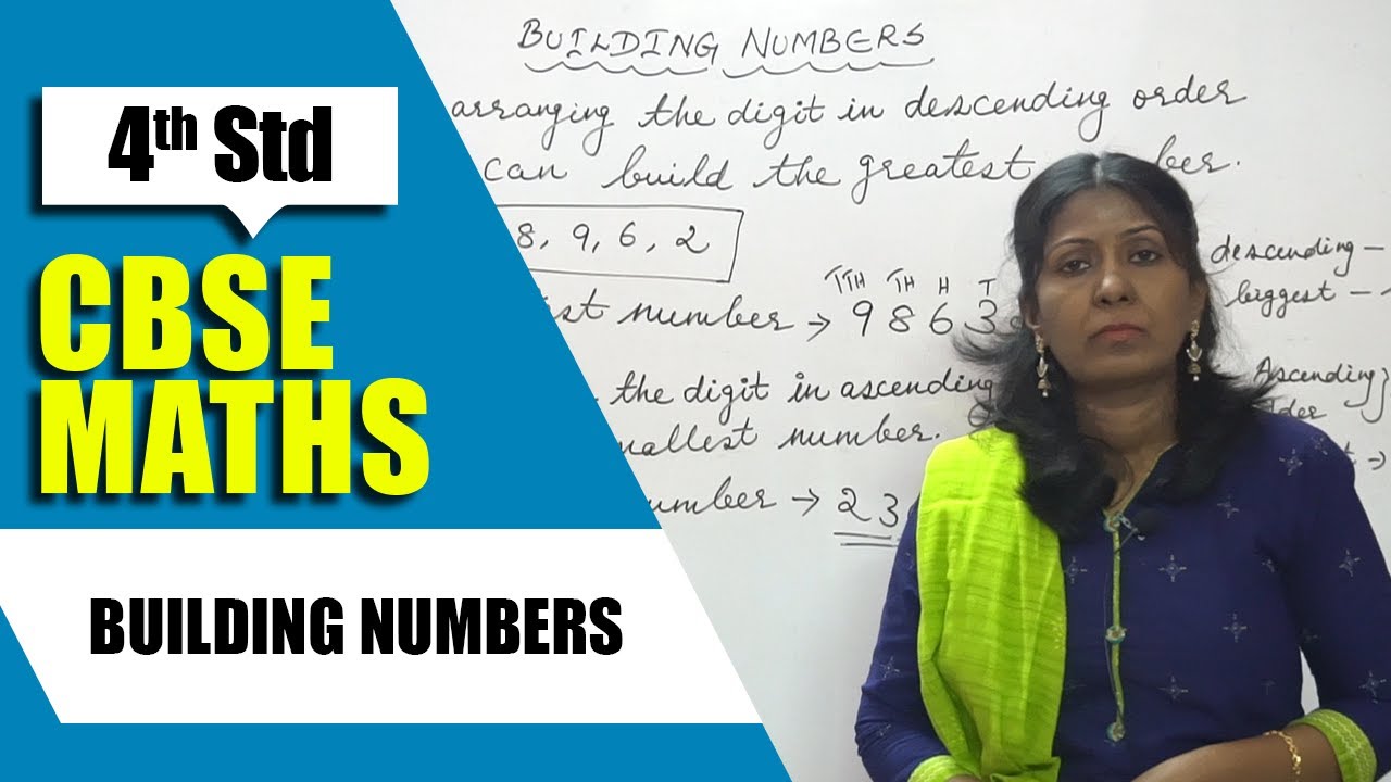 4th Std CBSE Maths Syllabus | Building Numbers | CBSE Maths Part-13 ...