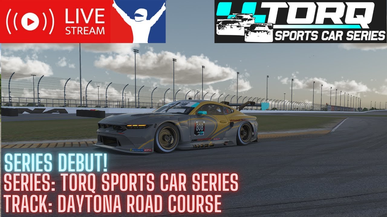iRacing GT3 TORQ Sports Car Series at Daytona Road Course. TORQ Sports ...