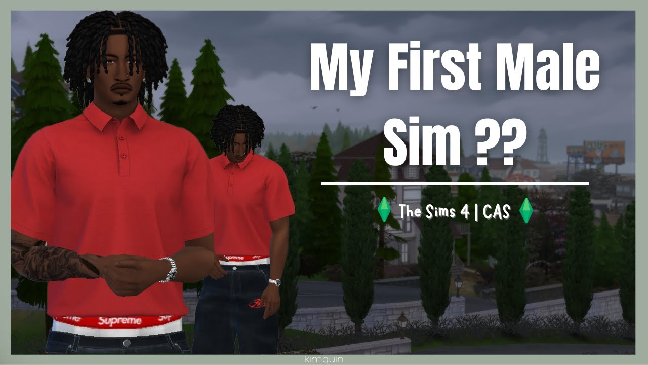 Creating My First Custom Content Male Sim | The Sims 4 | Create A Sim ...