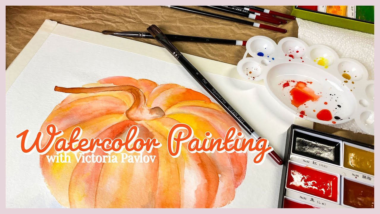 Watercolor Painting with Victoria Pavlov - YouTube