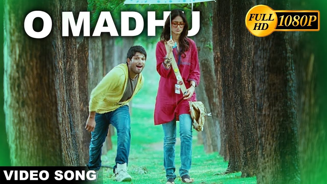 O Madhu HD Video Song || Allu Arjun, Ileana D'Cruz || Telugu Chitra ...