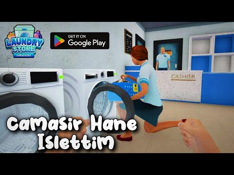 Çamaşır Hane İşlettim | Mobil Oyunlar #199 - Laundry Store Simulator
