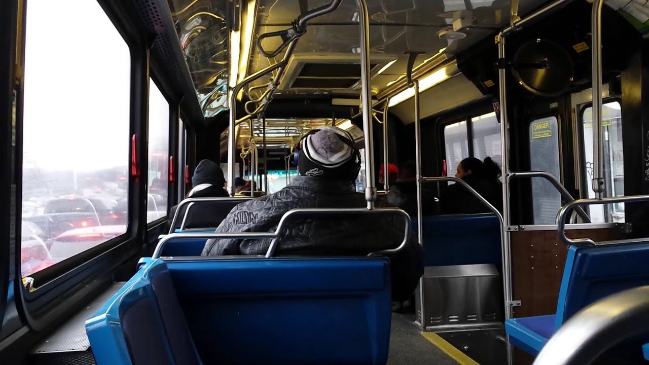 MTA New York City Bus: Riding inside of the New Flyer D60HF #1027 On ...