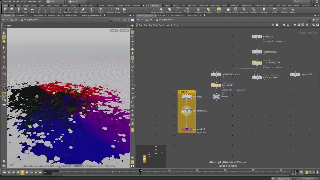 Bottle fracture & liquid simulation (Houdini + Redshift) - YouTube