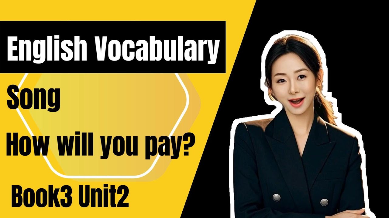 English Voca Song_Beauty Salon_Book3 Unit 2. How will you pay?_이지영 교수의 마이크로 러닝_전주비전대학교 - YouTube