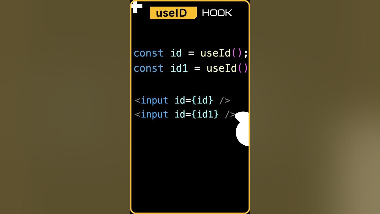 Useid Hook React Interview Questions Reactjs Shorts Youtube