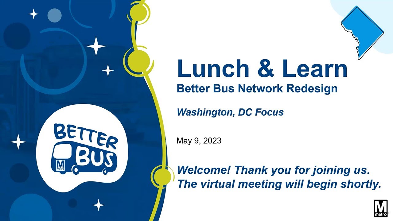Better Bus Washington, DC Lunch and Learn Webinar - YouTube