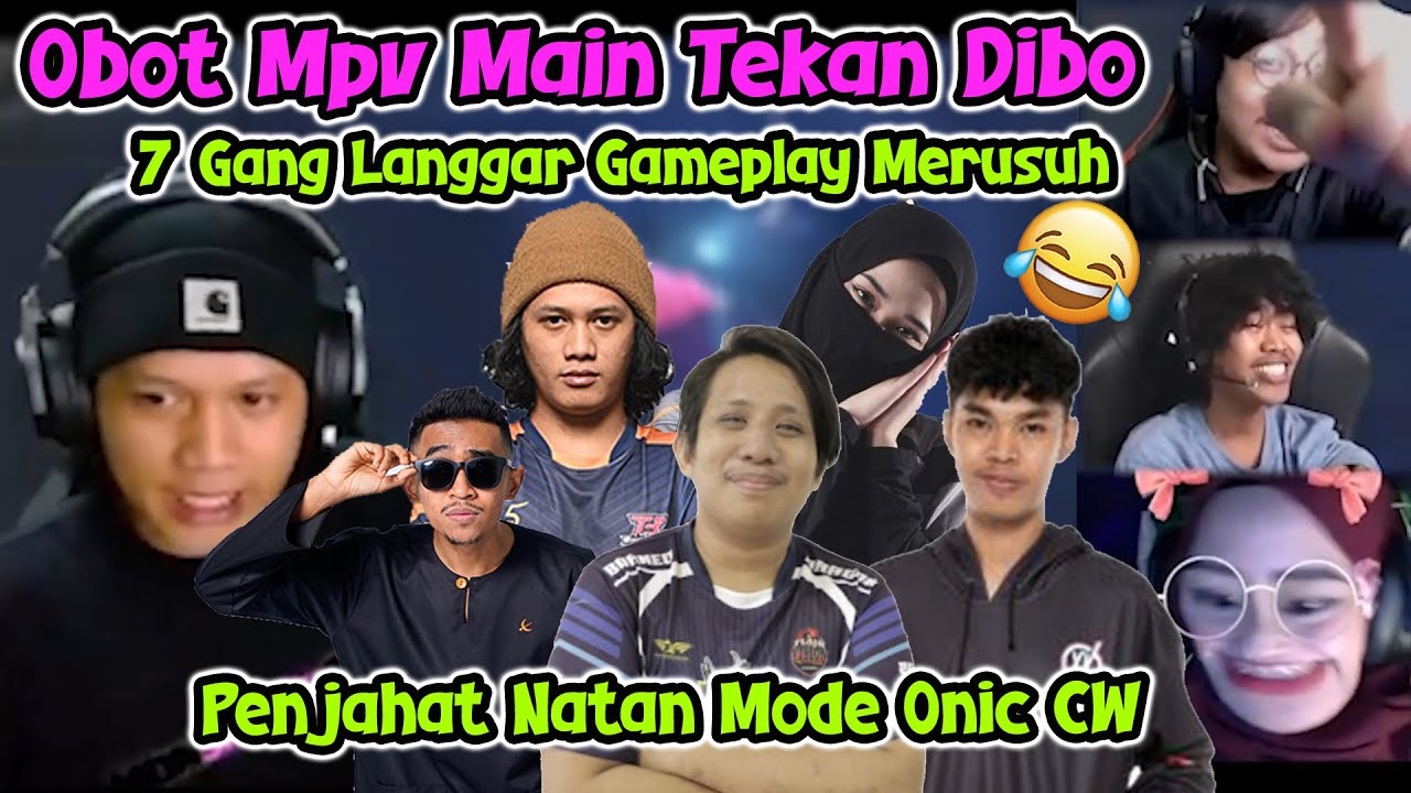 DIBO KENA TEKAN SI OBOT !! 7 GANG LANGGAR MERUSUH GAMEPLAY 🤣😂 !! DIBO ...