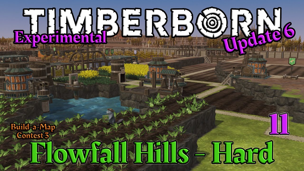 💧 Wann gibts denn wieder Wasser? 🧱 Flowfall Hills | Schwer 11 💀 Timberborn | Update 6 ...
