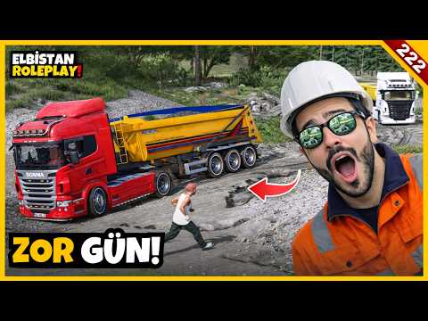 HAFRİYATTA ZOR GÜN! BATA ÇIKA YOLCULUK | FS25 S7 B222