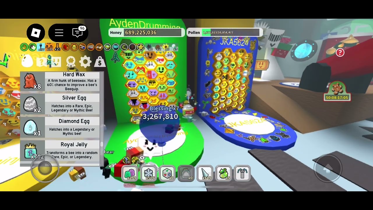 Me getting a new hive slot no mythic bee): - YouTube