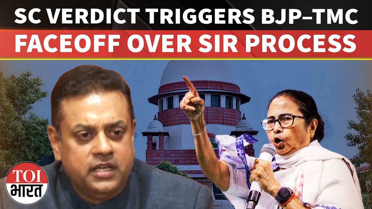 SC Verdict on SIR Sparks BJP–TMC Faceoff as Patra Slams Mamata, TMC ...