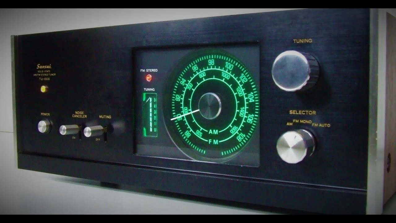 Sansui Tu 666 tuner - YouTube