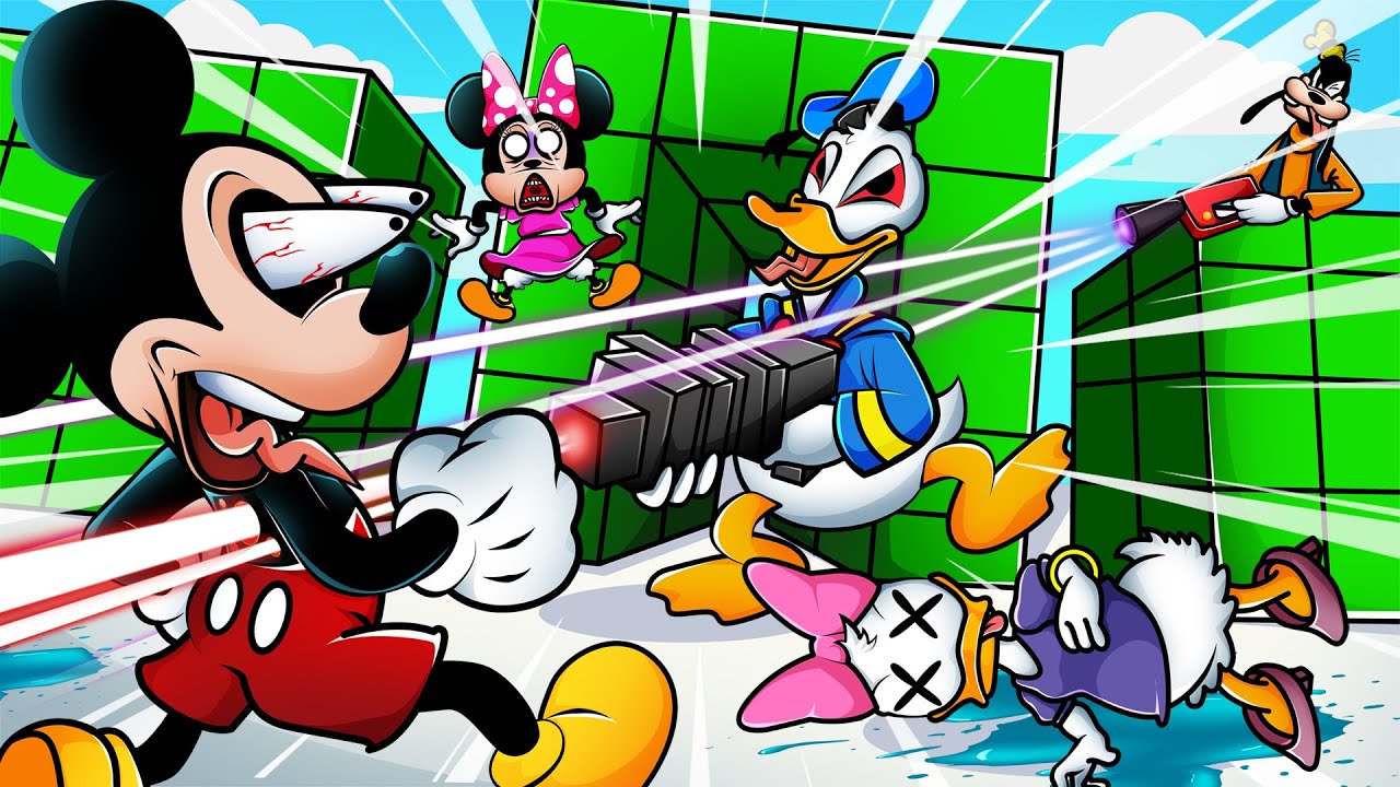 MICKEY VS DONALD In HYPER SHOT (Roblox) - YouTube