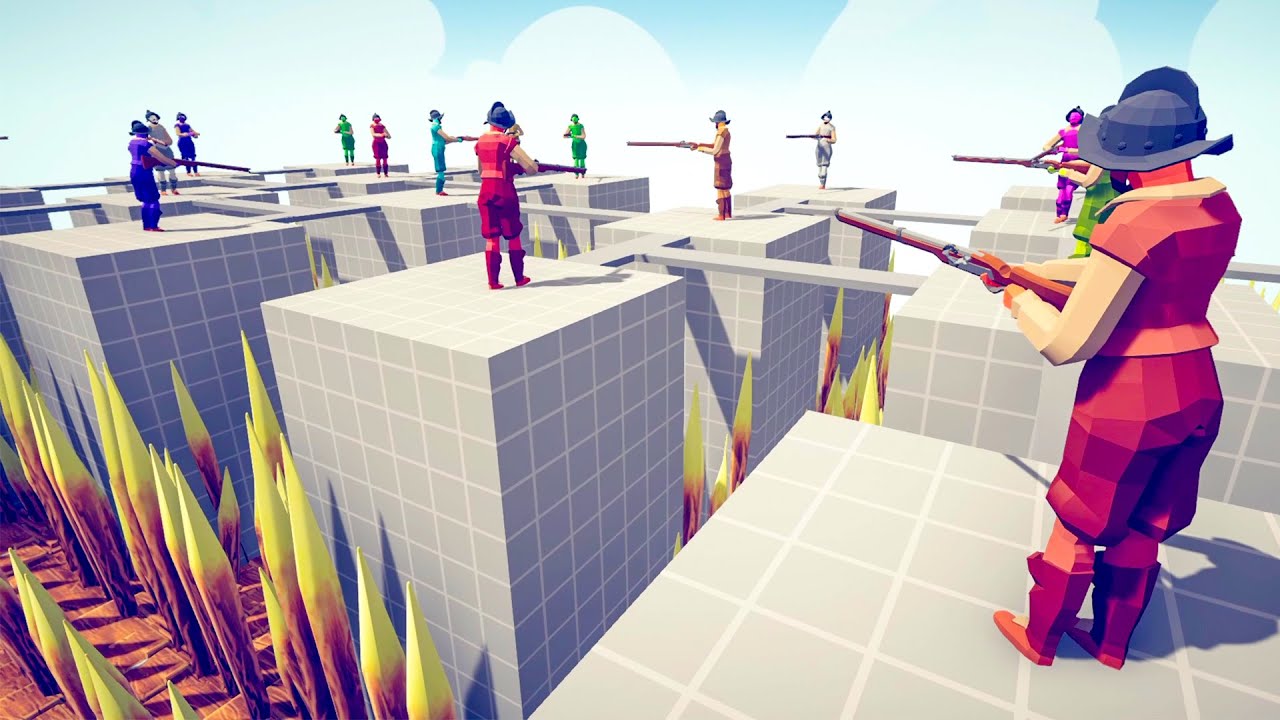 SPIKE FLOOR RANGE UNITS BATTLE ROYALE 🏆 | TABS - Totally Accurate ...